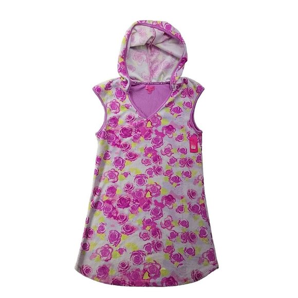 Betsey Johnson | Dresses | New Betsy Johnson M Pink Rose Tunic Terry ...